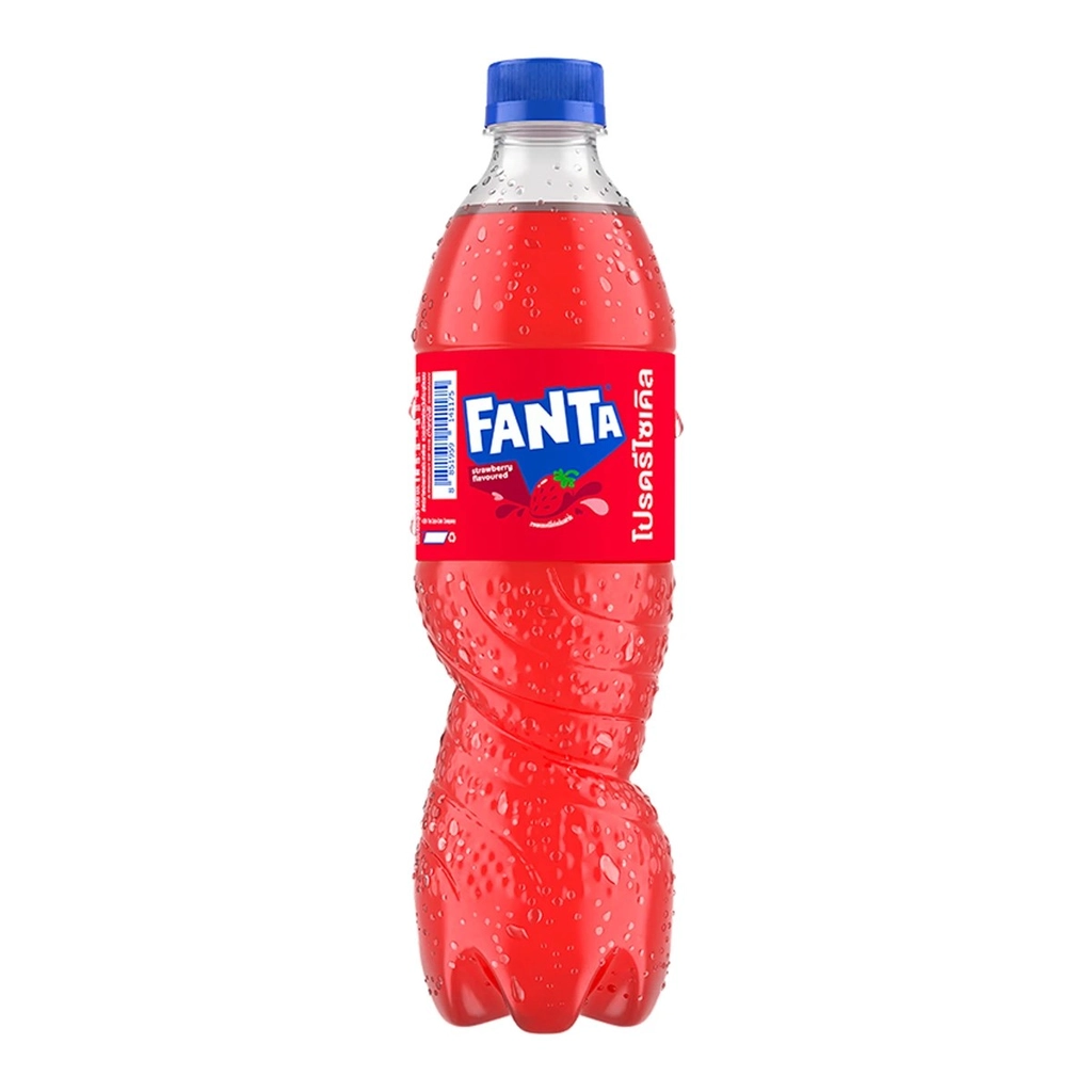 Fanta Soft Drink Strawberry (Red) 500ML.