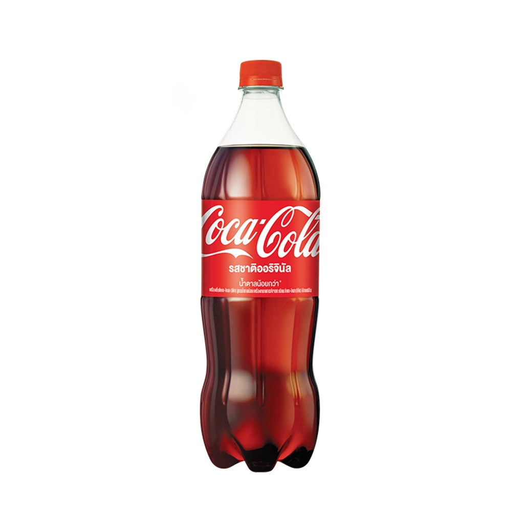 Coke Soft Drink Original Less Sugar 1LTR. Single