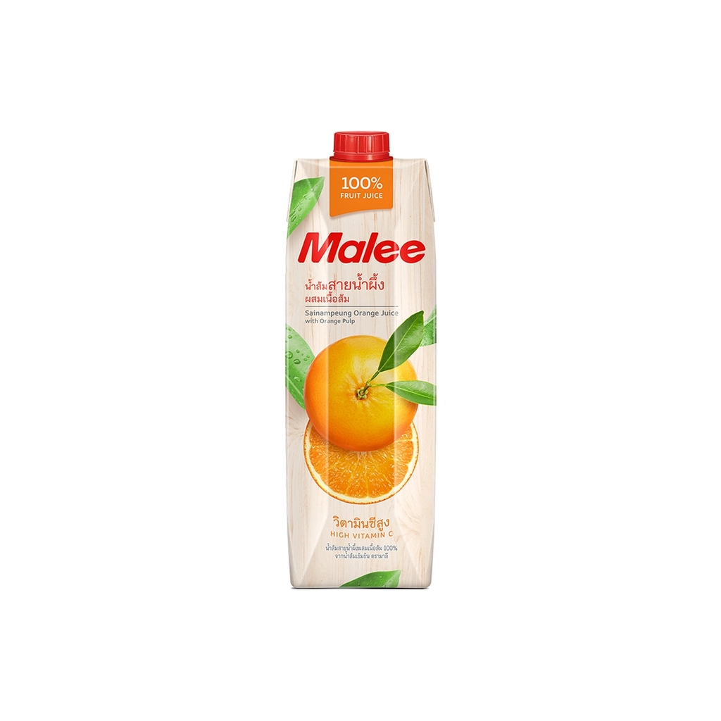 Malee Sainampeung Orange Juice With Orange Pulp 1LTR.