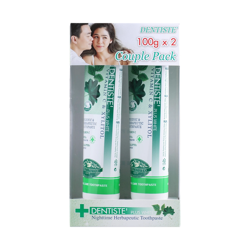 Dentiste Plus White Toothpaste 100G. Pack 2